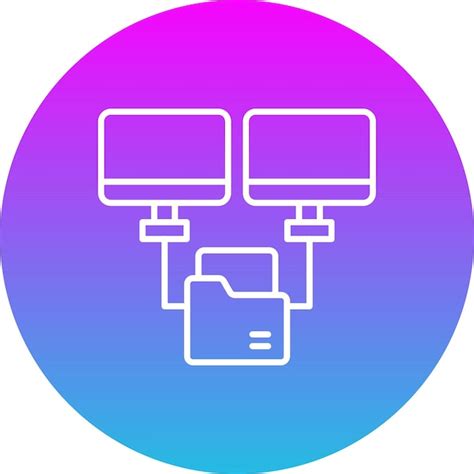 Premium Vector Shared Folder Icon