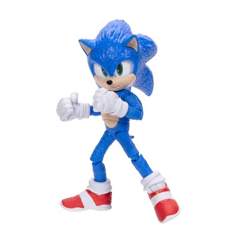 Boneco Articulado Sonic De 12cm Sonic 3 O Filme