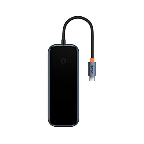 Hub Usb C Baseus 4 Puertos Usb 30 Otg 500mbs Negro Compacto Plugandplay