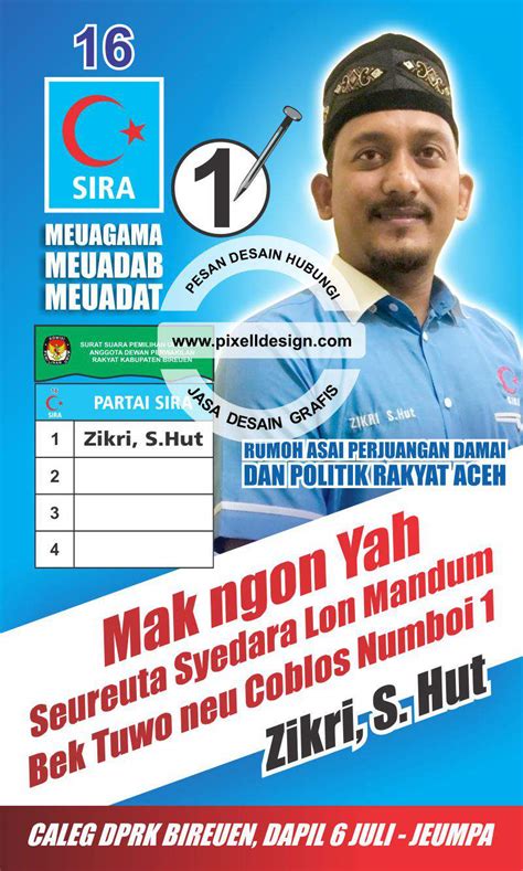 Desain Poster Caleg 55 Koleksi Gambar