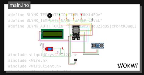 Water Level Monitor System Copy 2 Wokwi Esp32 Stm32 Arduino Simulator
