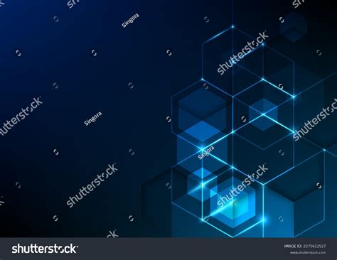 Abstract Background Consisting Set Hexagonal Cells Stock Vector Royalty Free 2275612527