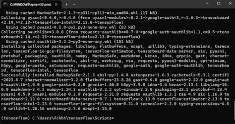 how to install and setup tensorflow step wise guide