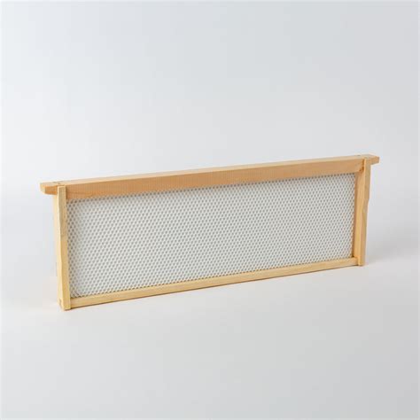 Wooden Bee Frames With Foundation Pre Assembled Shop Acorn Bee Llc