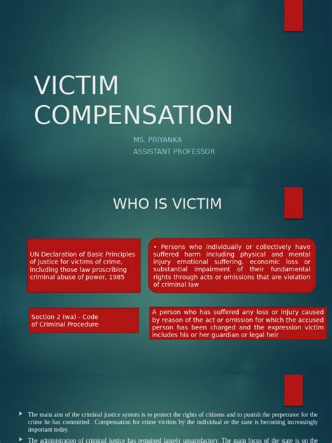 Victim Compensation Scheme Pdf