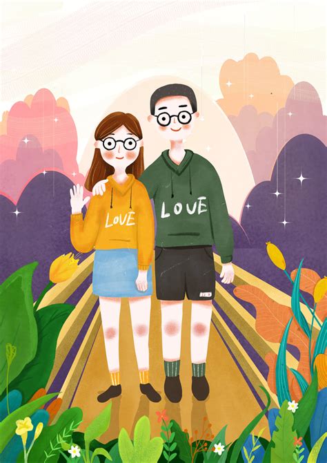 七夕卡通素材 七夕卡通模板 七夕卡通图片免费下载 设图网