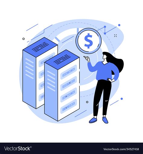 Data Monetization Abstract Concept Royalty Free Vector Image