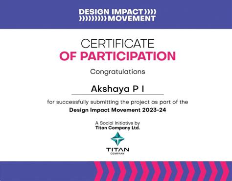 Akshaya P I On Linkedin Hello Connections Grateful To Be Part Of Titans Design Impact…