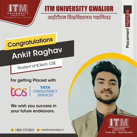 Ankit Raghav On Linkedin Placed Itmmanagement Itmuniversity Itmgoi
