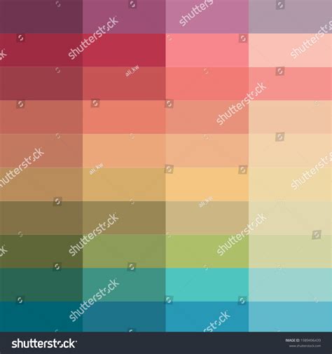 Multiple Color Gradients One Template Stock Vector Royalty Free
