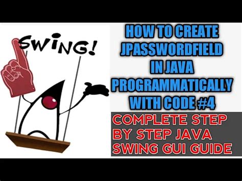 How To Use Jpassword In Java Netbeans Java Swing Tutorial For