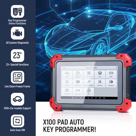 No Tax Xtool X100 Pad Car Key Programmer