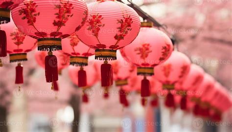 Ai Generated Chinese Lantern Festival A Vibrant Celebration Of Chinese