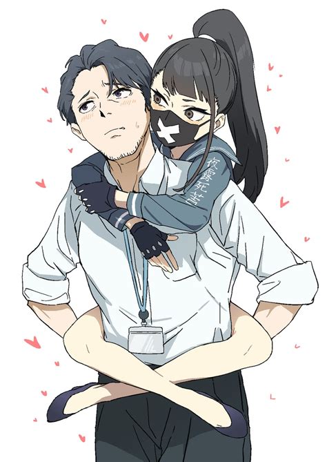 Sensei And Sukeban Blue Archive Drawn By Osame Danbooru