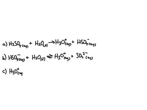Solved Write A Balanced Equation For The Dissociation Of Each Of The