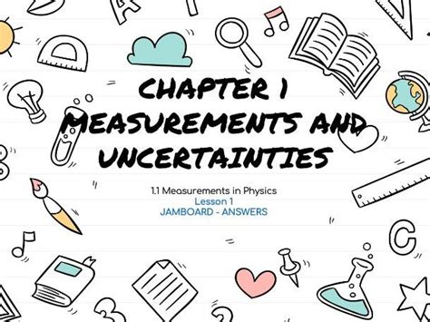 Ibdp Physics 11 Measurements In Physics Teaching Resources