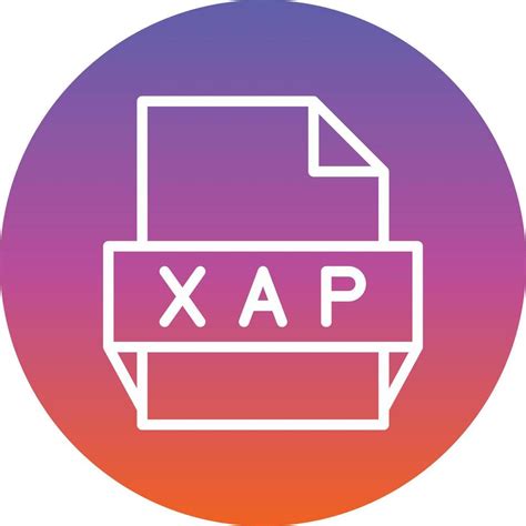 Xap File Format Icon 15692205 Vector Art At Vecteezy