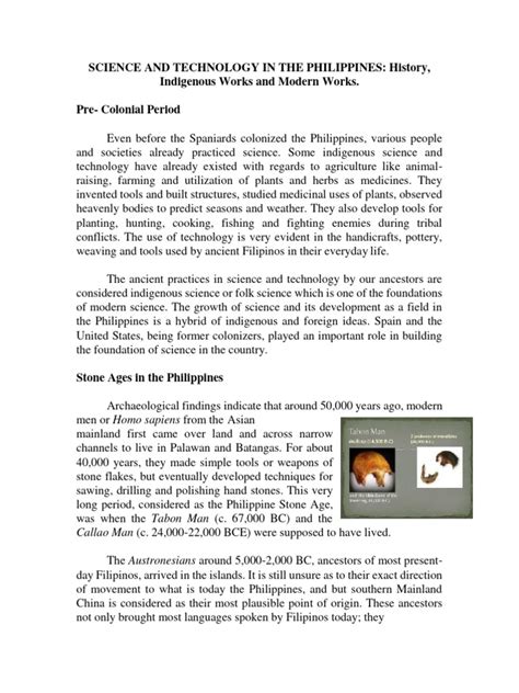 Science And Technology In The Philippines Pdf Science Philippines