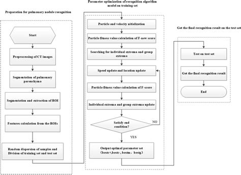 Flowchart Of Cs Mkl Svm Pso Algorithm For Pulmonary Nodules Recognition