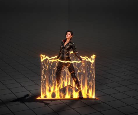 Artstation Fire Shield Unreal Engine 5 4 Niagara Download Game Assets