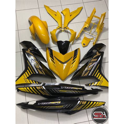 Cover Set Y15zr V1 V2 Kuning Hitam Yellow Black 1st Edition 2015