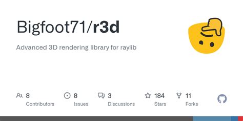 Github Bigfoot71r3d Advanced 3d Rendering Library For Raylib