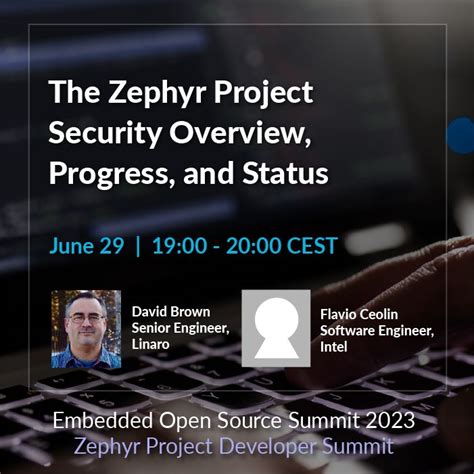 Linaro On Linkedin Zephyrdevsummit Security Embeddedossummit