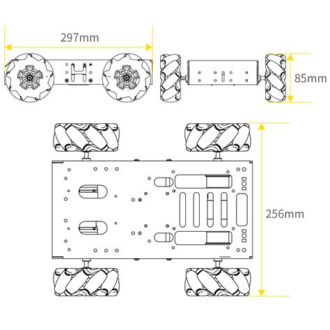 Hiwonder Large Metal 4wd Vehicle Chassis For Arduinoraspberry Piros
