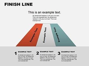 Finish Line Keynote Charts Templates
