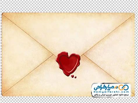 دانلود تصویر Png پاکت نامه مهر و موم شده 02061822