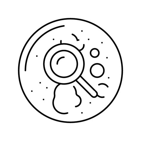 Lunar Exploration Space Exploration Line Icon Illustration 52843087