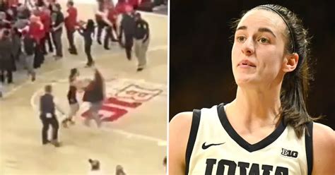 Fan Smashes Into Caitlin Clark Before Iowa Star Reacts To Scary Incident The Mirror US