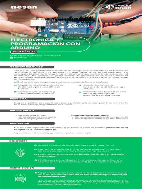 electrnica y programacin con arduino folleto 2 compressed pdf