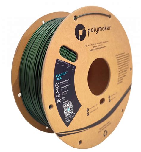 Filament Polymaker Polylite Pla Glow In The Dark Green Filamente3d