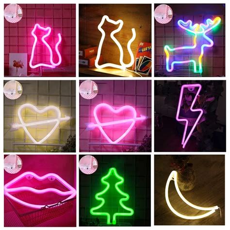 Led Neon Light Lovely Cat Shaped Usbbattery Operated Decorative Lights