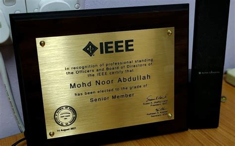 Mohd Noor Abdullah On Linkedin Alhamdulillah Thank You Ieee