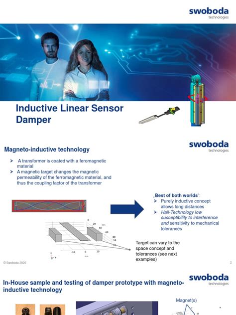 Magneto Inductive Linear Sensor For Damper Application Download Free Pdf Transformer Magnet