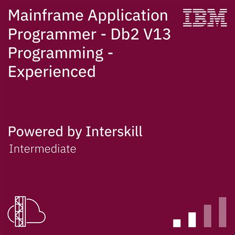 Interskill Mainframe Application Programmer Db V Programming Experienced Credly