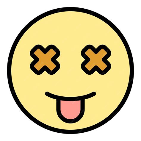 Premium Vector Dizziness Weak Icon Outline Vector Mental Anxiety Dizzy Headache Color Flat