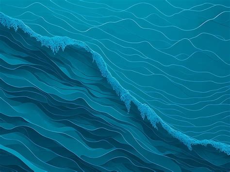 Premium Ai Image Abstract Water Ocean Wave Texture Background Generative Ai