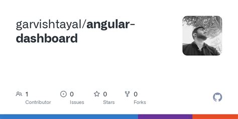 Github Garvishtayalangular Dashboard