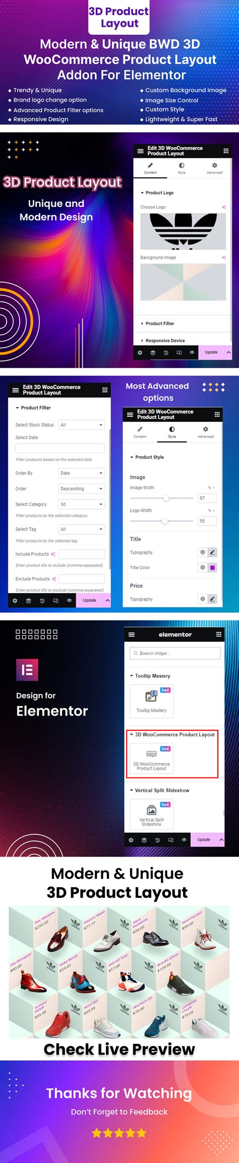 3d Woocommerce Product Layout Wordpress Plugin For Elementor