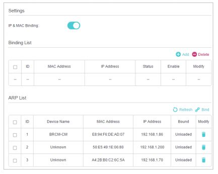 How To Configure IP MAC Binding On AC VDSL ADSL Modem Router New