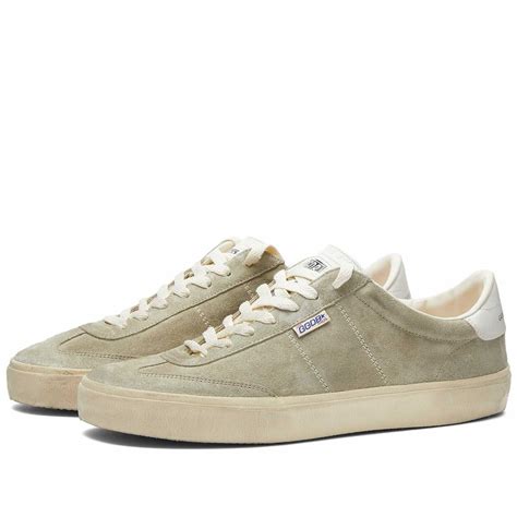 Golden Goose Mens Soul Star Suede Sneakers In Taupemilk Golden Goose
