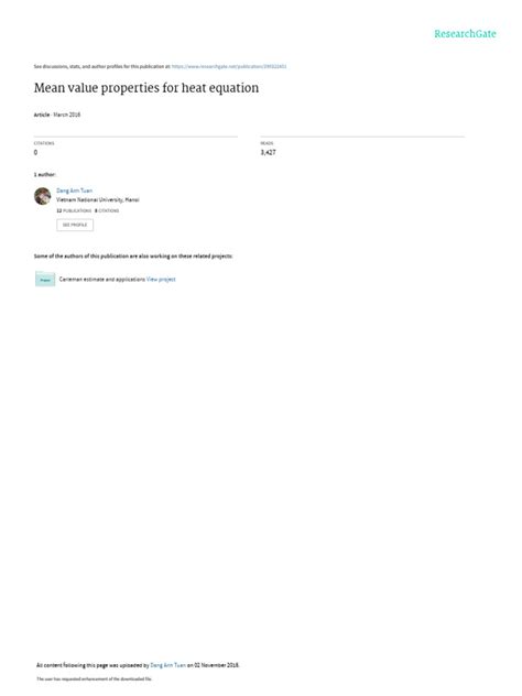 Mean Value Formula For Heat Equation 2 Pdf Mathematical Concepts Mathematical Objects Mean Value Formula For Heat Equation 2 Pdf Mathematical Concepts Mathematical Objects