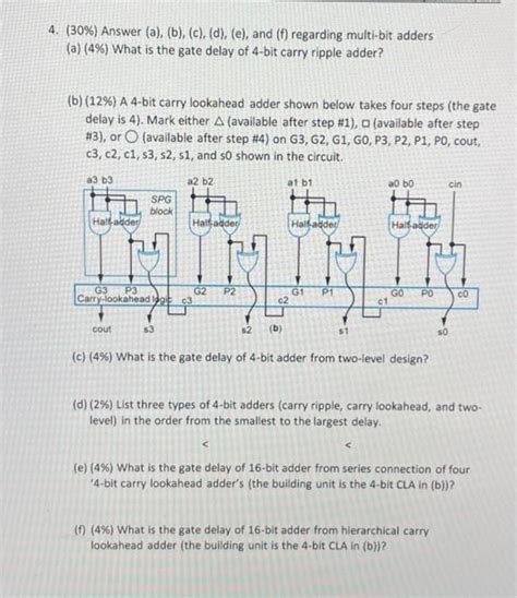 solved 4 30 answer a b c d e and f