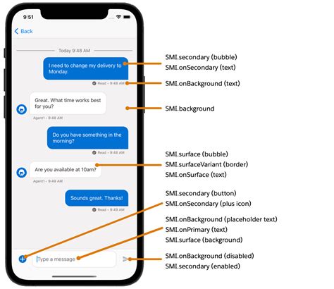 Generic Branding Tokens Ios Guidelines Messaging For In App Salesforce Developers