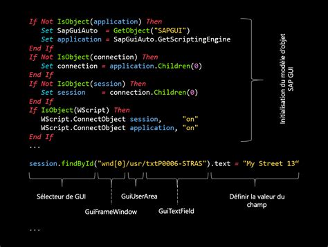 Anatomie De La Sortie Vbscript Du Moteur Dautomatisation Sap Gui Power Automate Microsoft Learn