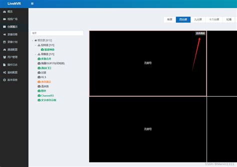 livenvr监控流媒体onvif rtsp用户手册 分屏展示 分组、轮播、四分屏、九分屏、十六分屏 csdn博客