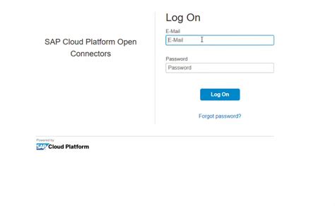 SAP Cloud Platform Open Connectors Authentication SAP Community
